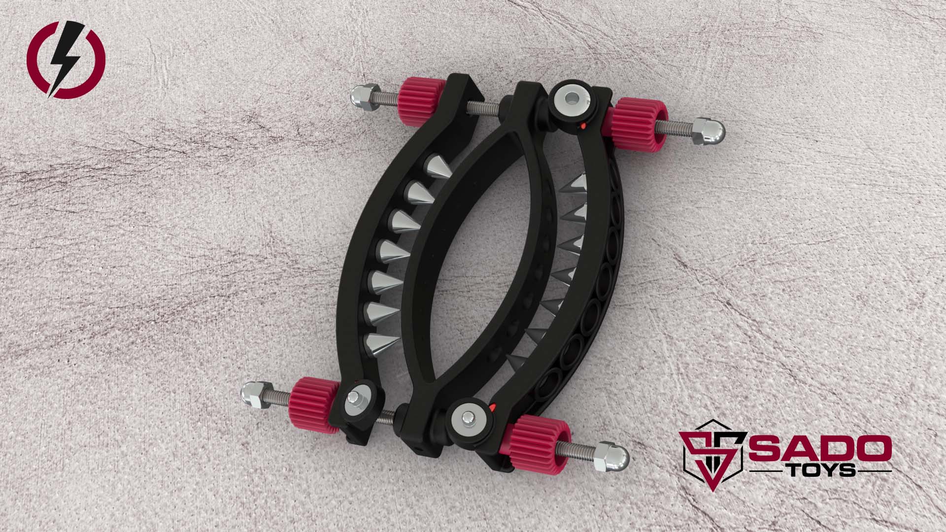 Pussy Clamp E – ElectroStimulation Compatibility | SADOTOYS.com