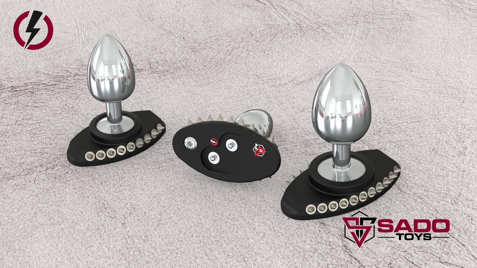 Spiked Plug E - Ultimate Electric Stimulation and Pleasure | SADOTOYS.com