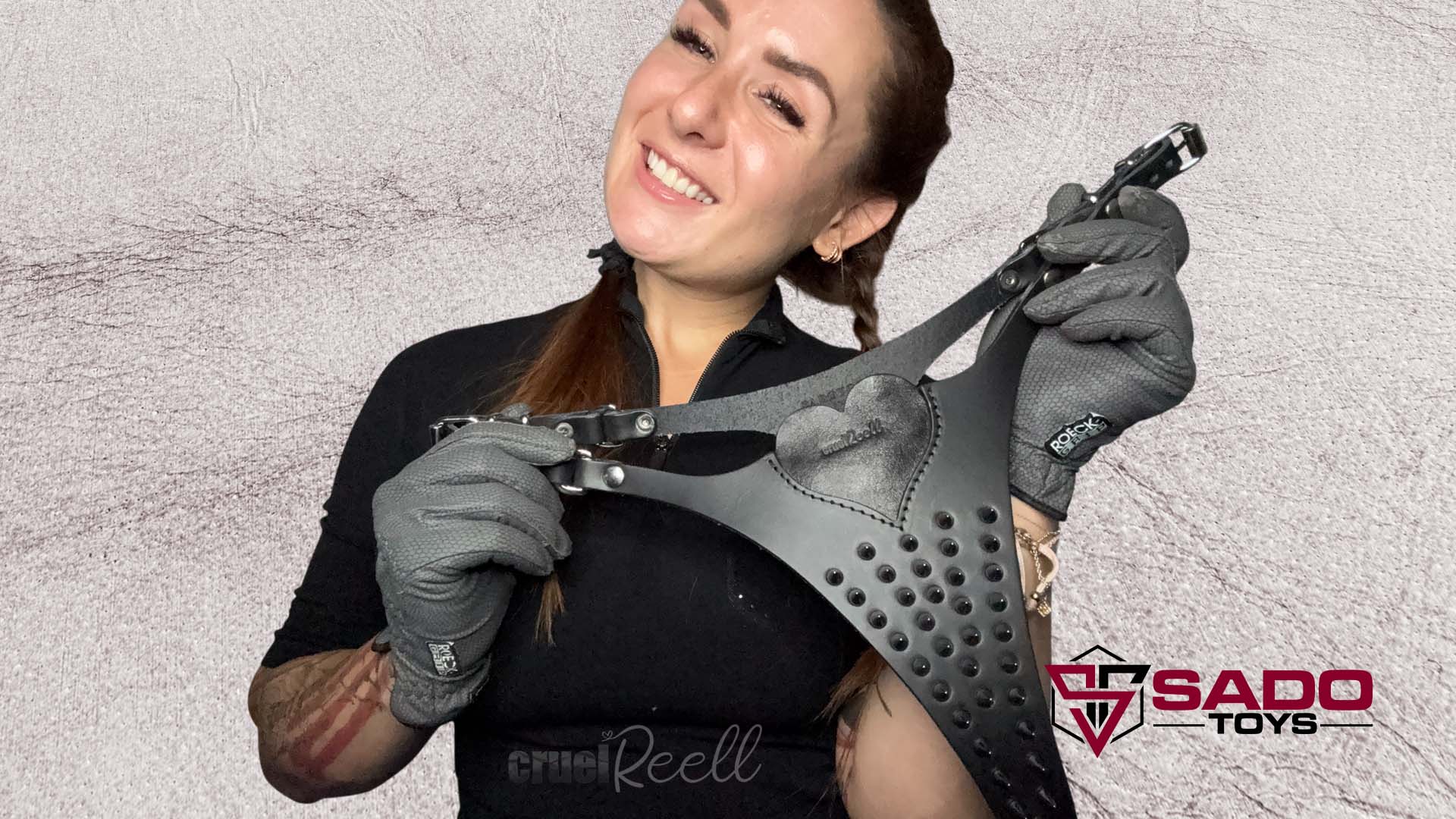 The RIP Slip by Cruel Reell. Italian Leather BDSM accessory. | SADOTOYS.com